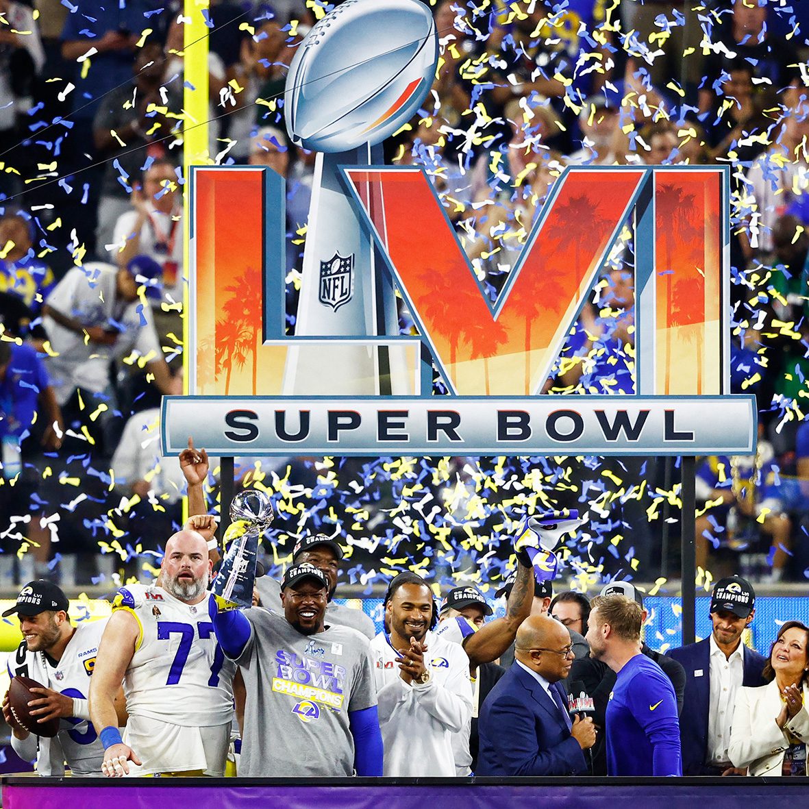 Carneros de Los Ángeles se llevan el Superbowl LVI