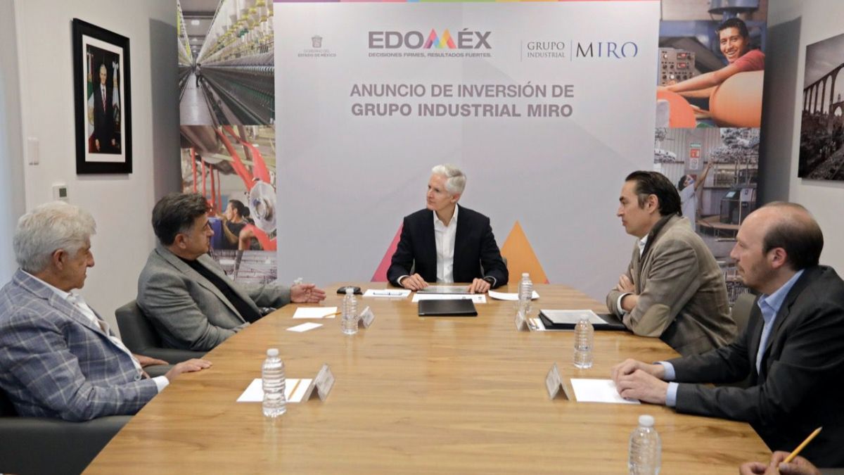 Anuncia Alfredo Del Mazo proyecto de inversión de industria textil en ...