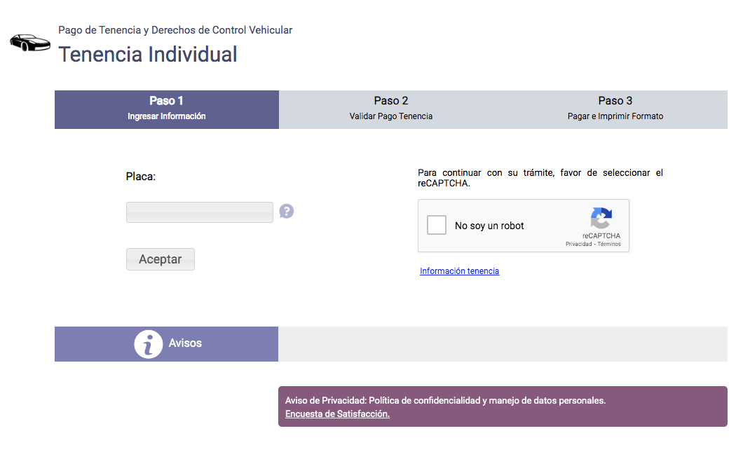 Te explicamos paso a paso cómo sacar tu formato de pago para tenencia en Edomex