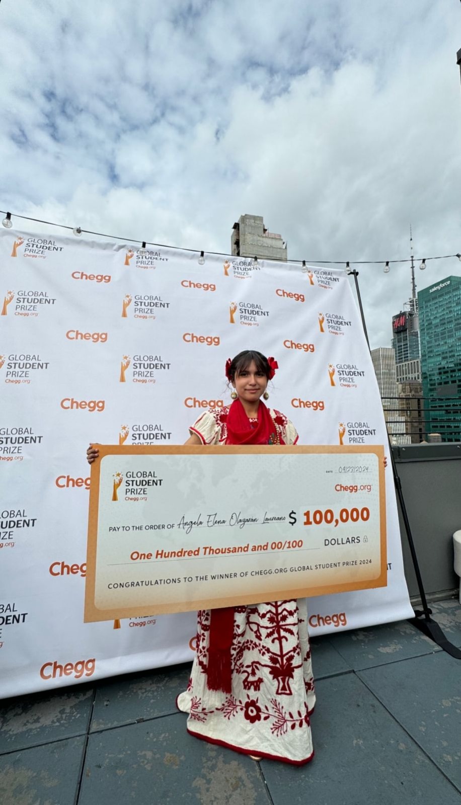 ¡Orgullo mexicano! Ángela Elena, egresada del Conalep, la mejor ...