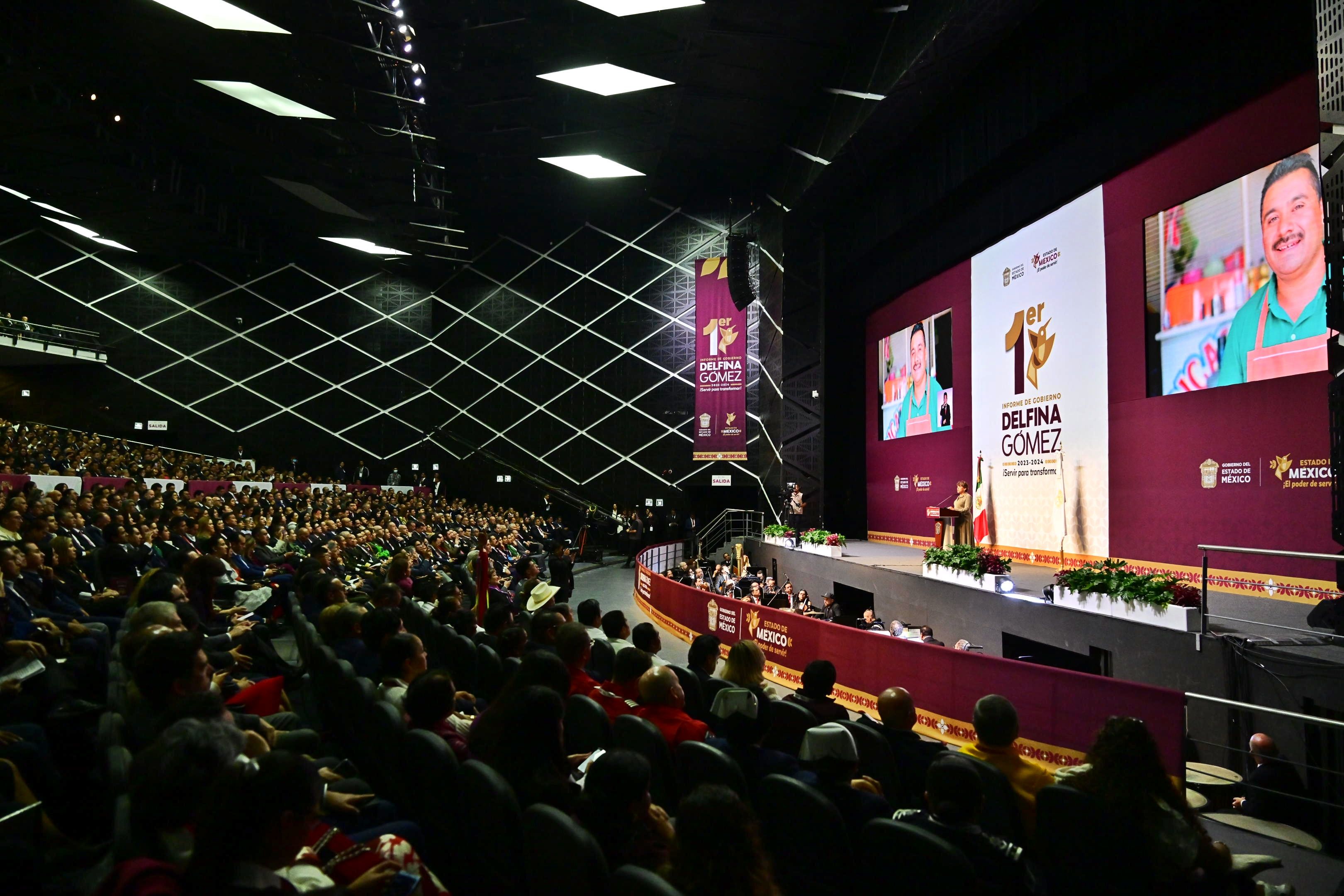 Rinde Delfina Gómez primer Informe de Gobierno con avances y resultados de la transformación del ...