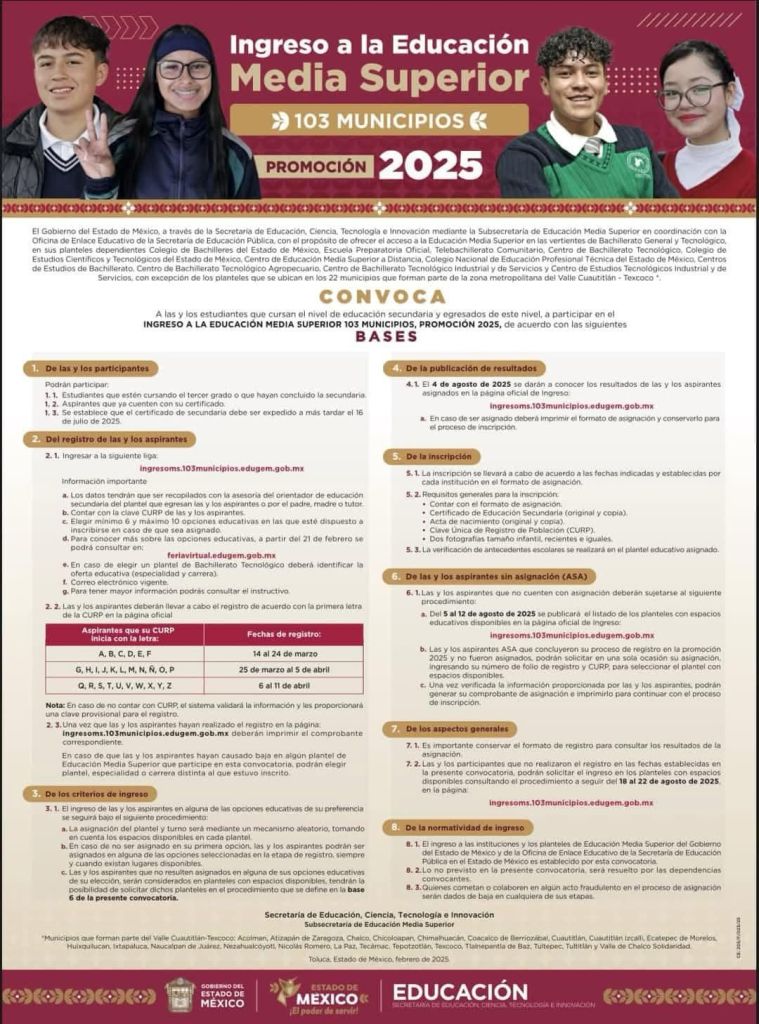 ¡Atención, estudiantes! Abren convocatoria para ingresar a la prepa en ...