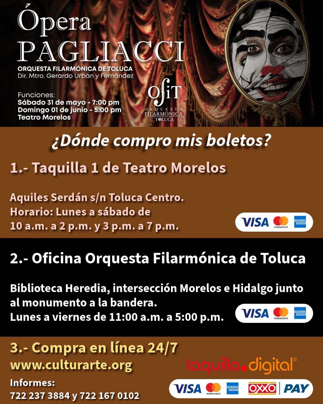 La ópera Pagliacci llega a Toluca: todos los detalles de este encuentro ...