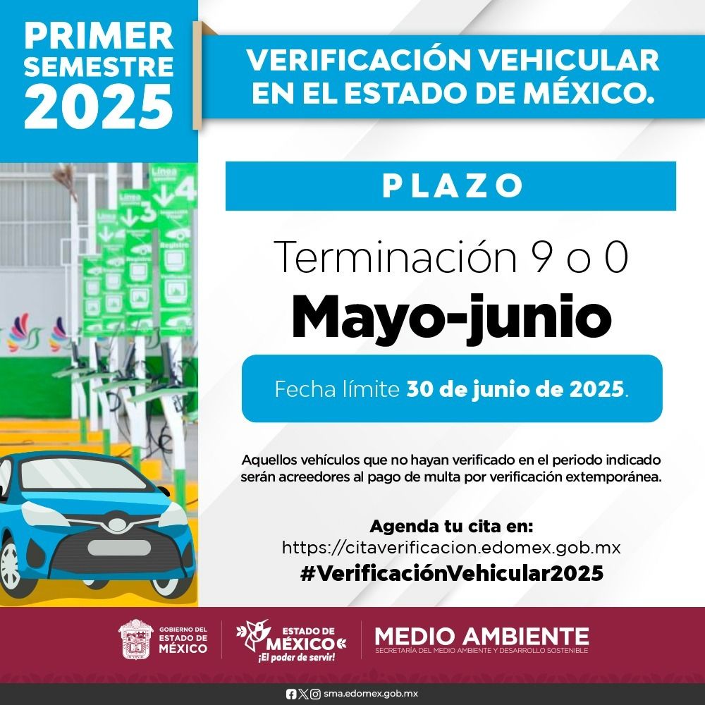 ¡Atención! Estos autos del Edomex deben presentar verificación ...