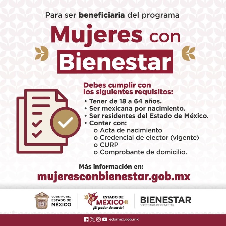 Conoce los 10 programas sociales que ofrece el Gobierno del Edomex