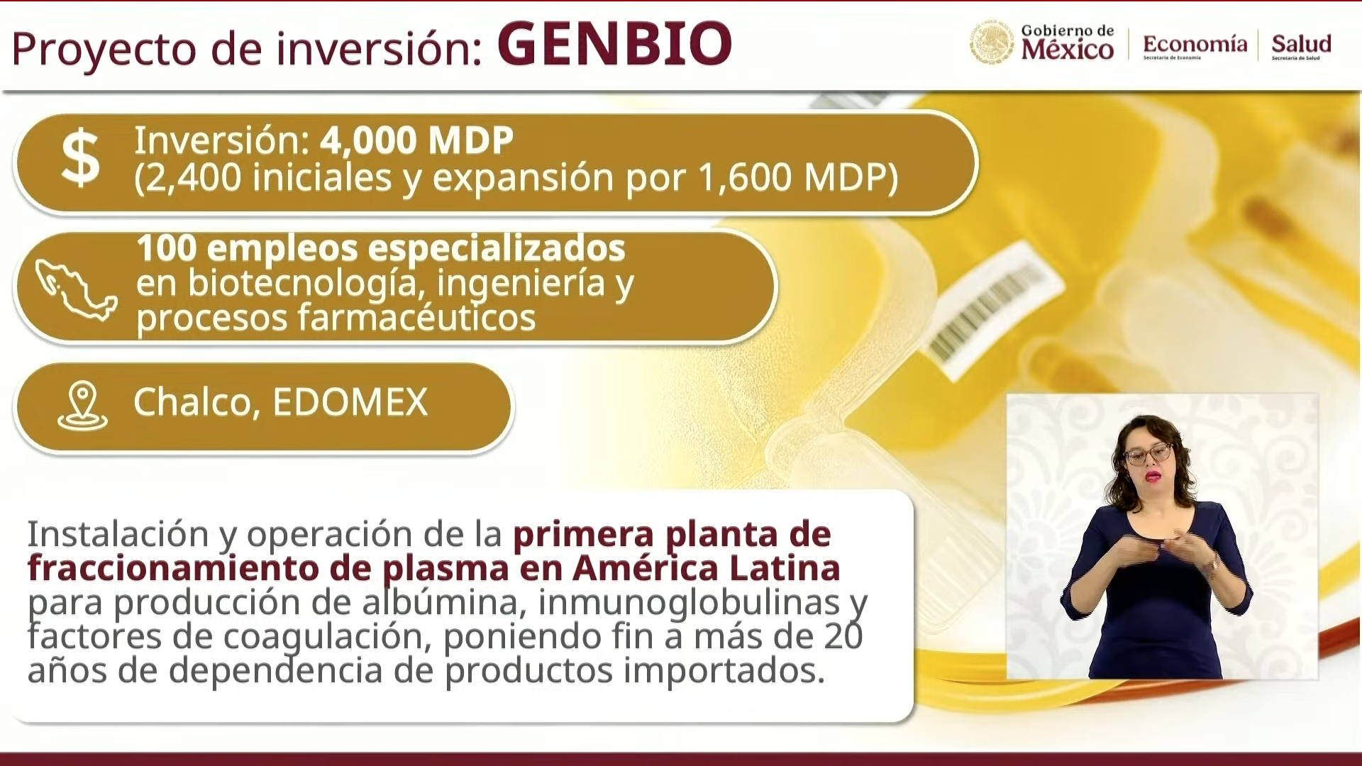 Invertirá Kener 5 mil millones en Toluca para clúster farmacéutico nacional